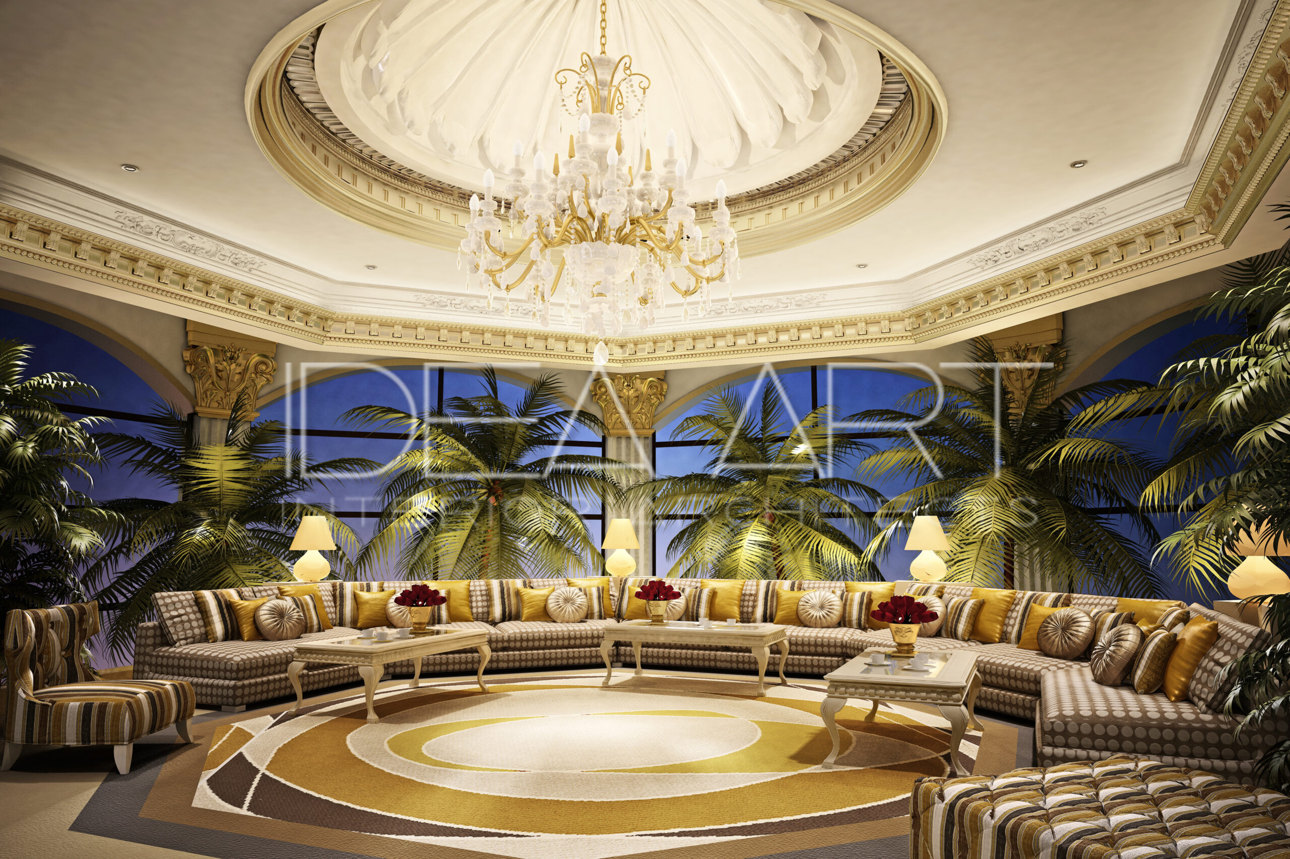 150-3 | ROYAL FAMILY PRIVATE MAJLIS - Idea Art Interior Architects